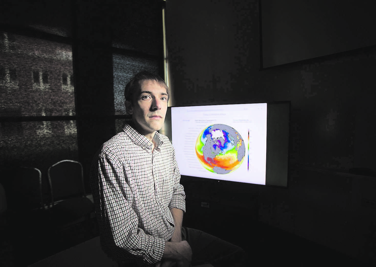 Derek Davis/Staff Photographer Sean Birkel, the state climatologist ...