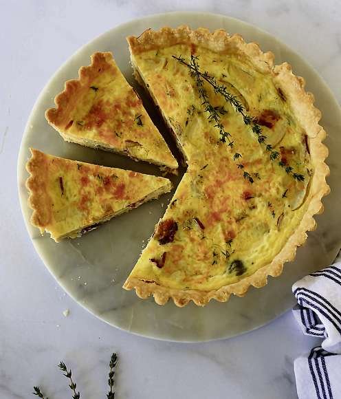 APPLE BACON CHEDDAR QUICHE