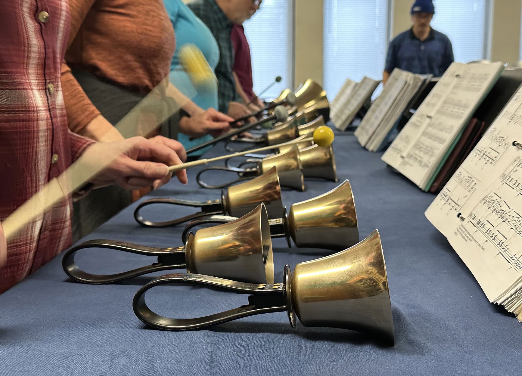 above derek bromme performs during a strikepoint rehearsal dec 3