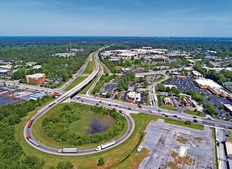 Interstate 526, the Mark Clark Expressway, ends at U.S. Highway 17 in ...