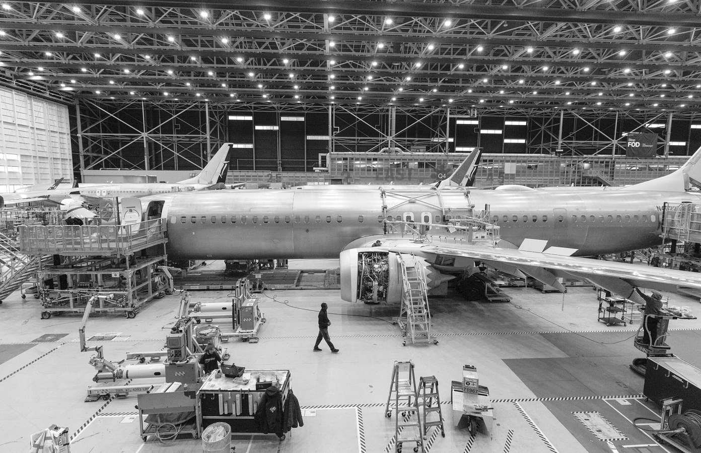 boeing recently reopened the third 737 max assembly line in renton the ...