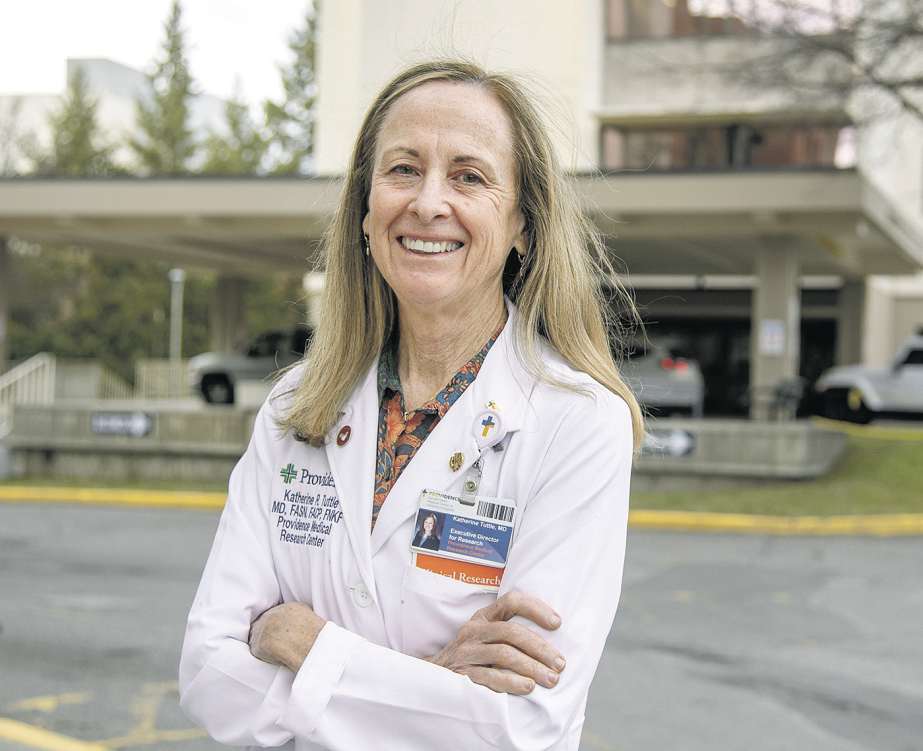 JESSE TINSLEY / THE SPOKESMAN-REVIEW Dr. Katherine Tuttle stands ...
