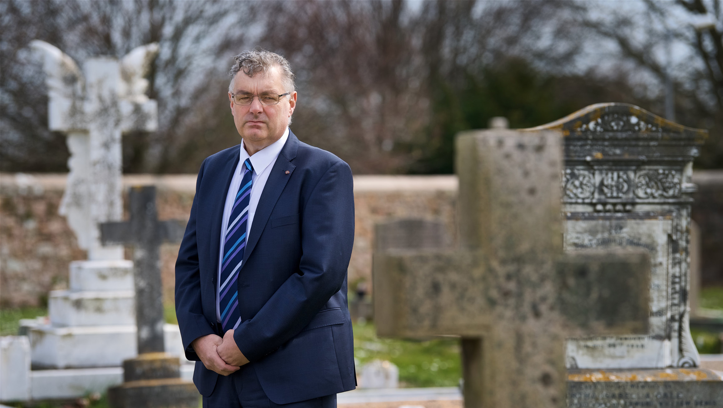 Paul Battrick, managing director of Pitcher and Le Quesne Funeral ...