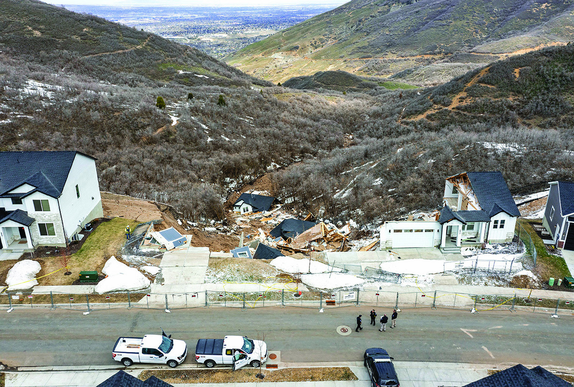 leah hogsten tribune file photo the scene on april 24 after two homes ...