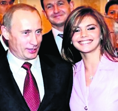 Alina Kabaeva is said to have given Putin two sons, Ivan and Vladimir Jr