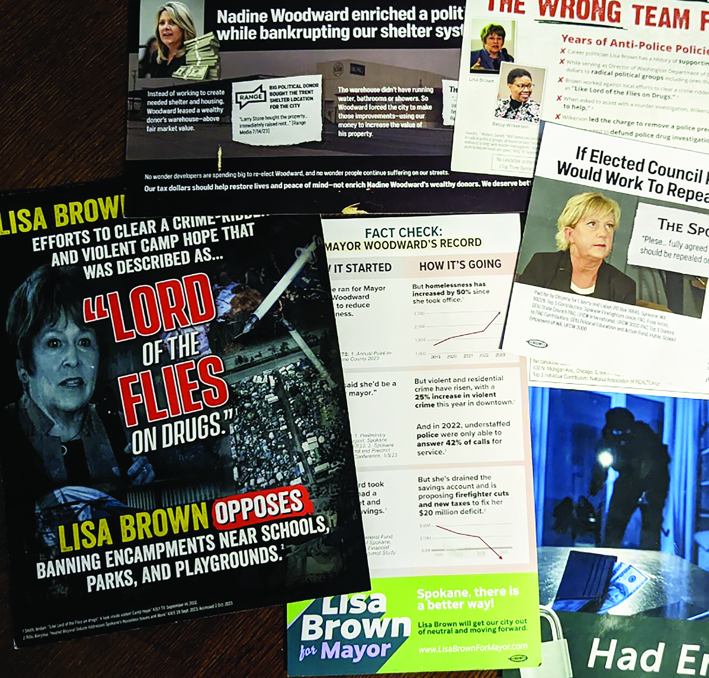 These mailers were sent to Spokane residents by or on behalf of Mayor ...
