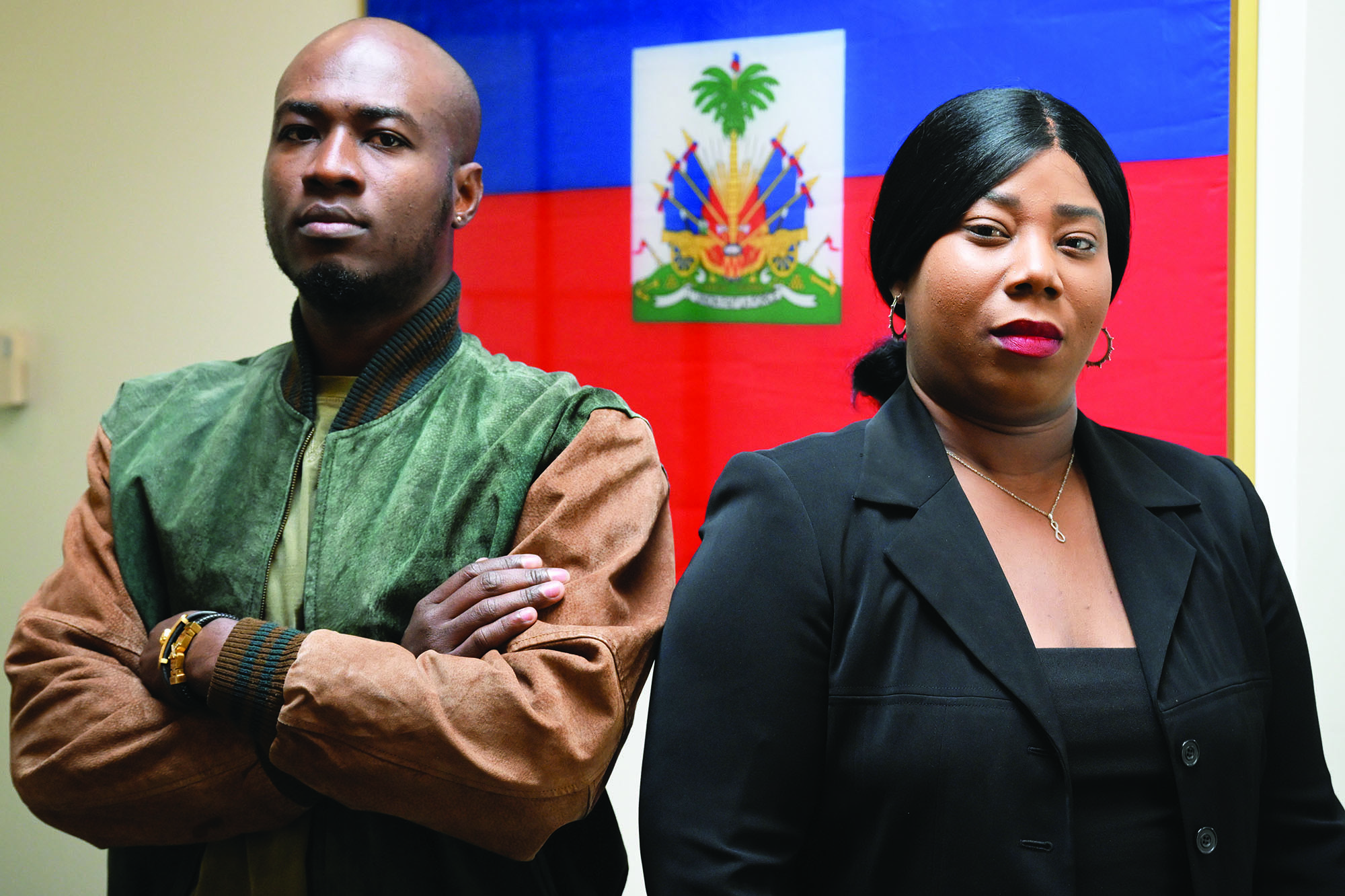 TYLER TJOMSLAND/THE SPOKESMAN-REVIEW Katia Jasmin, founder of Creole Resources, right, poses for ...