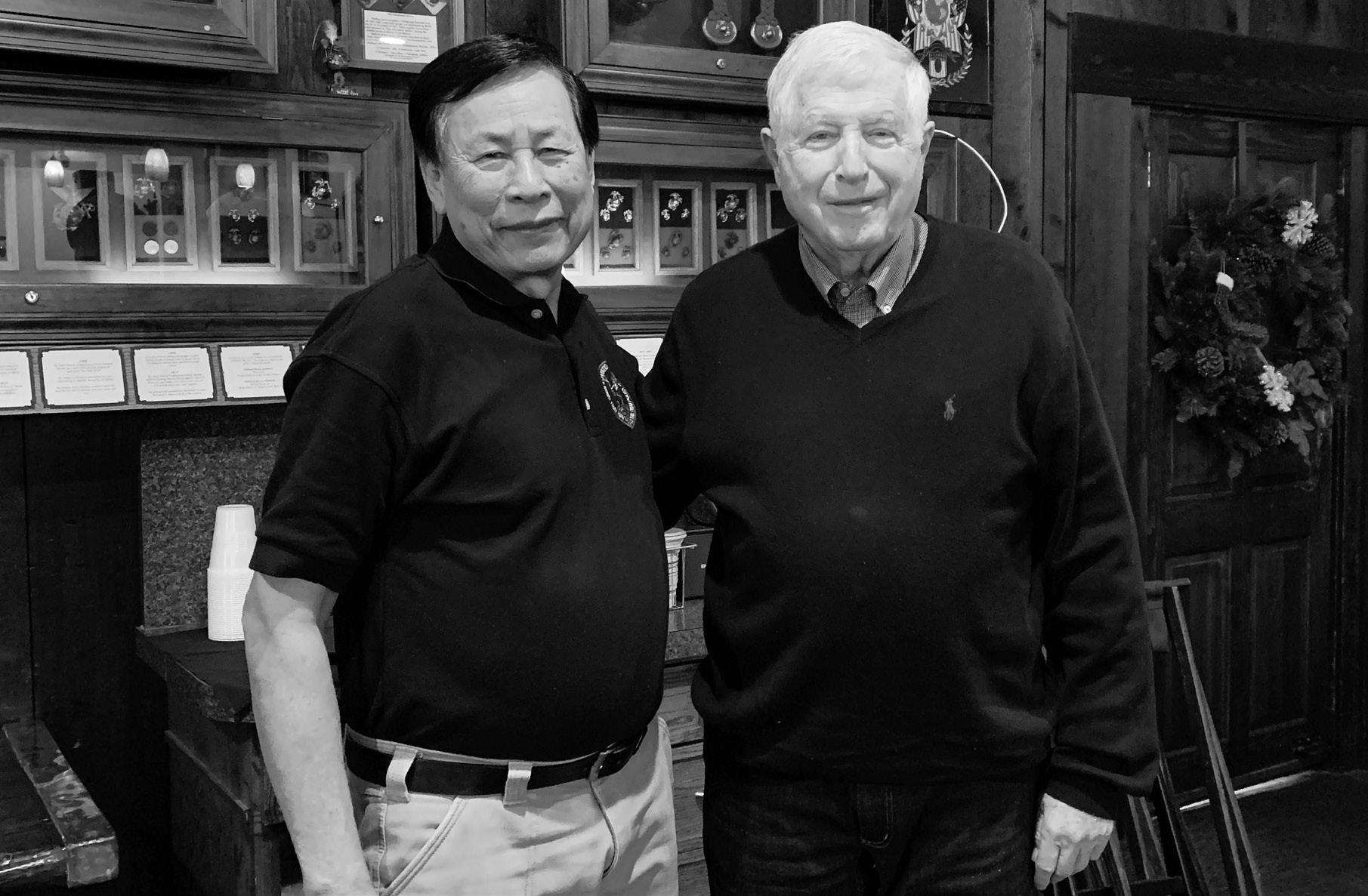 COURTESY OF STEVE GREENE Hoang Ly, left, and Steve Greene reunited over ...