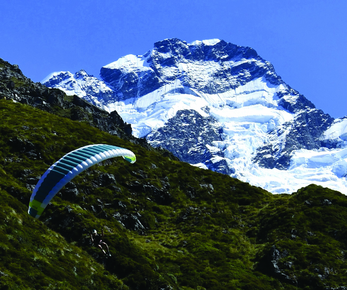 courtesy of nathan longhurst nathan longhurst paraglides below mount ...