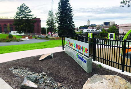 present day the providence playscape a playground aimed at children of ...