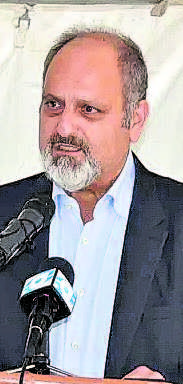 John Aboud at the Trinuyana sod turning last year at the site earmarked ...