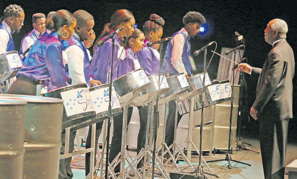 MHTL Starlift Steel Orchestra performs Bambolea.