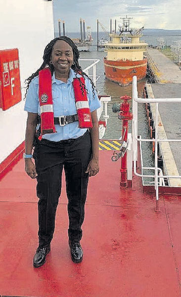Marine pilot Ann-Marie Chapman, at the Pilots’ Association’s facility ...