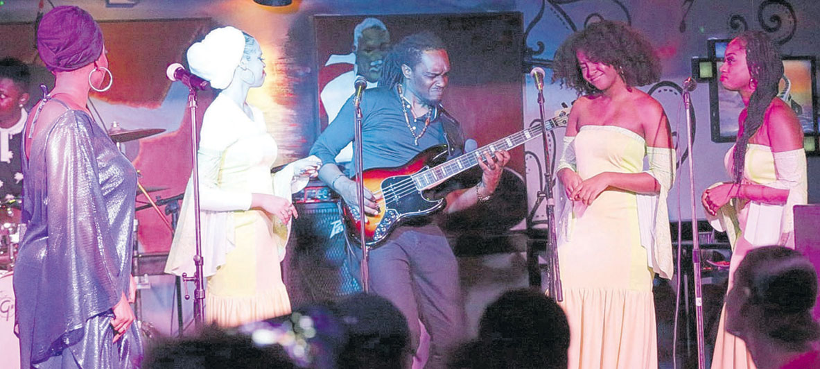 Bassist Rodney Alexander, who performed at Kaiso Blues Cafe last month ...